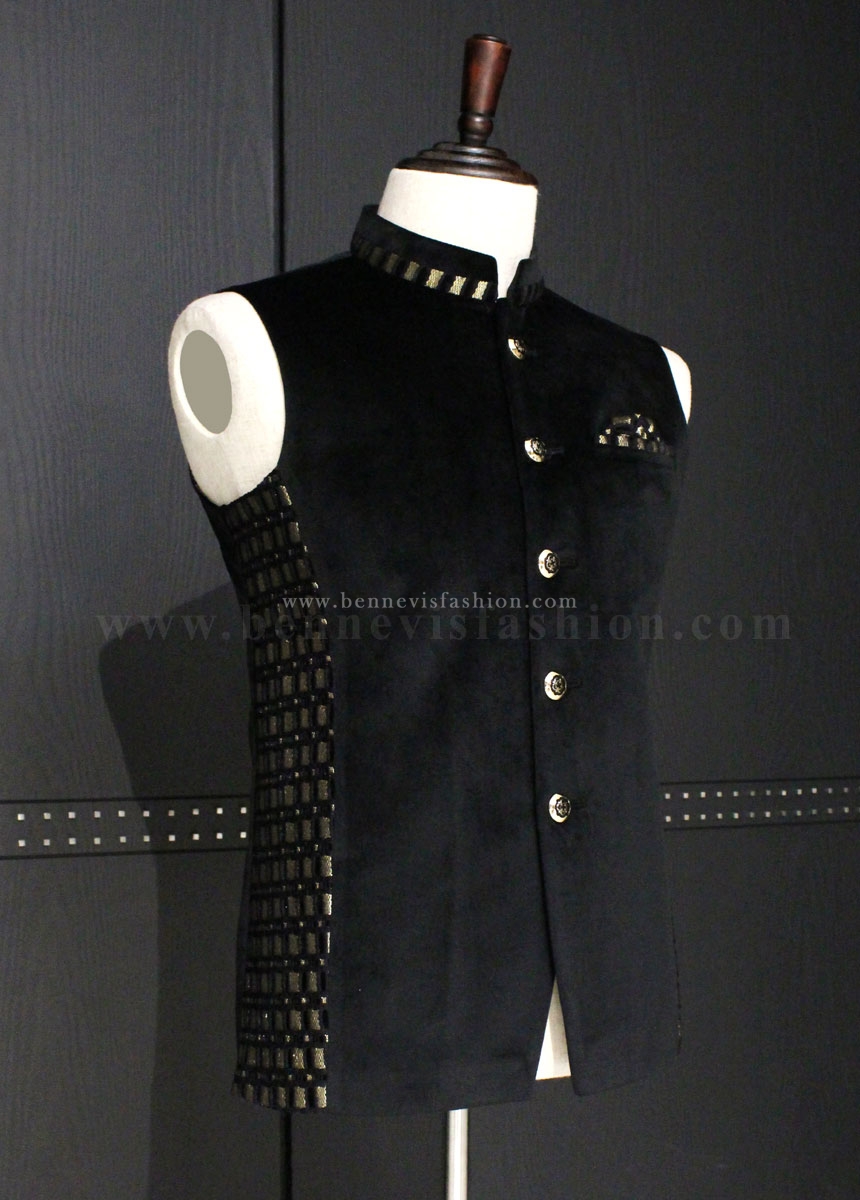 Black Velvet Modi Jacket | Bennevis Fashion
