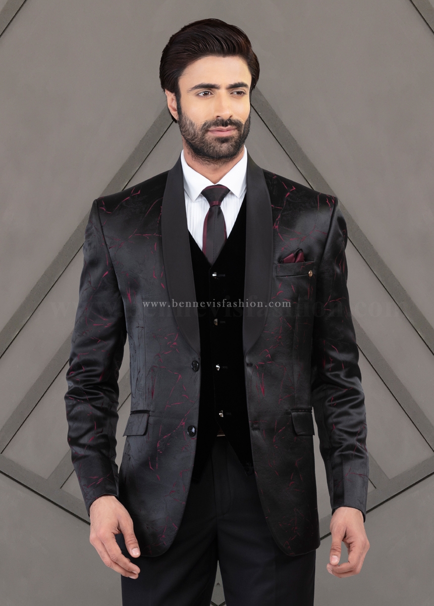 Black wedding suit for Men | Bennevis Fashion